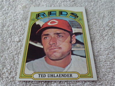 1972 TOPPS # 614 TED UHLAENDER REDS NM / MINT OR BETTER !! | eBay