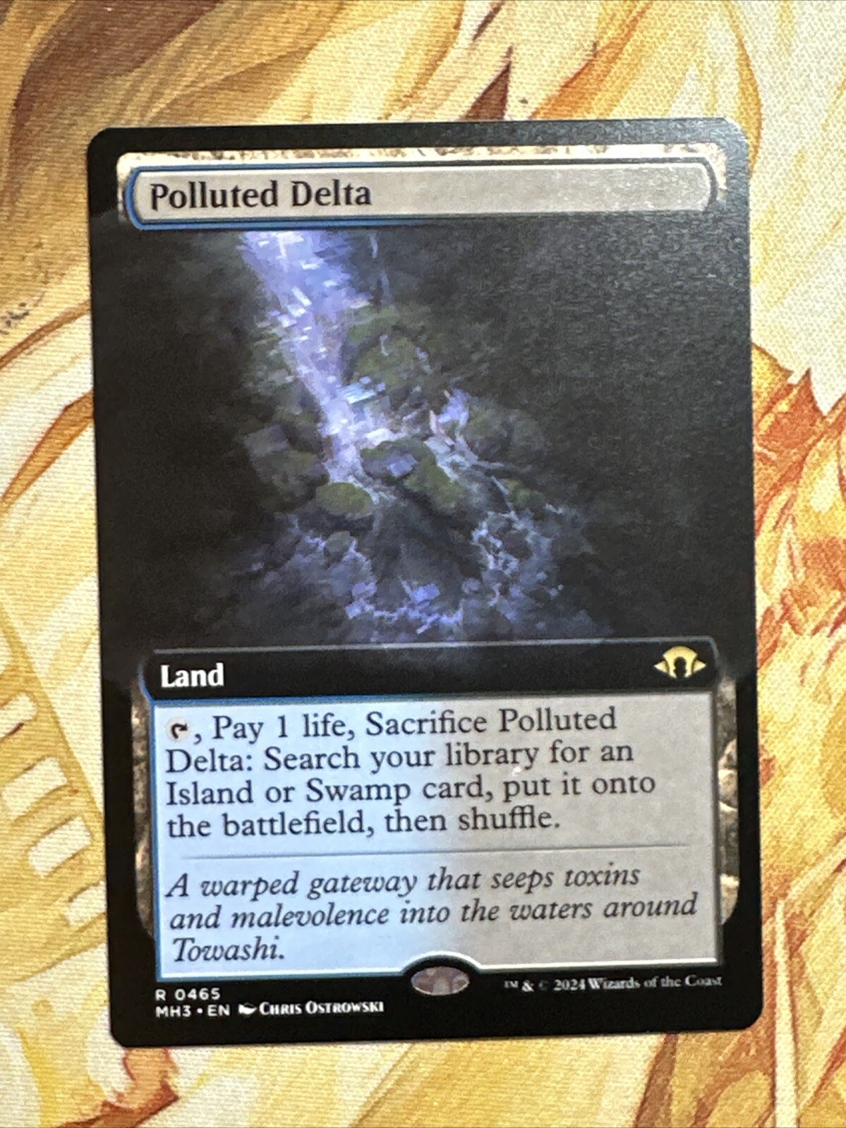 Polluted Delta - Extended Art - MH3 #465 Rare, NM, MTG | eBay