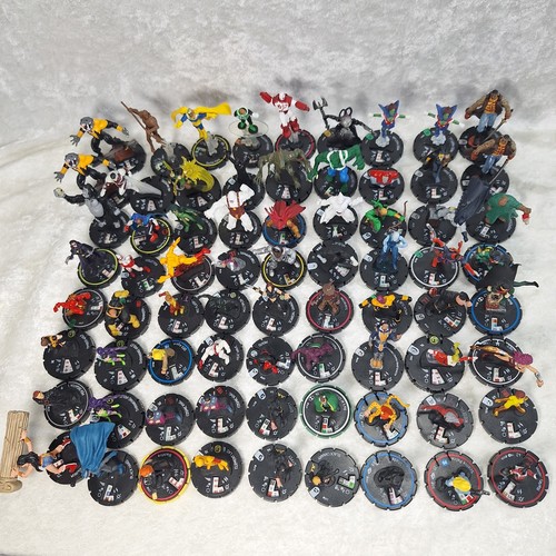 Heroclix Figures Lot Of 72 Wizkids Miniature Figures All DC Univ / 5 ...