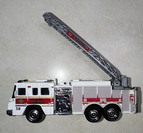 Matchbox 2008 Real Working Rigs Pierce Quantum 75' Aerial Ladder ...