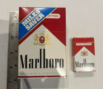 Vintage Empty Marlboro Cigarettes Miles Saver and Wooden Match Boxes | eBay