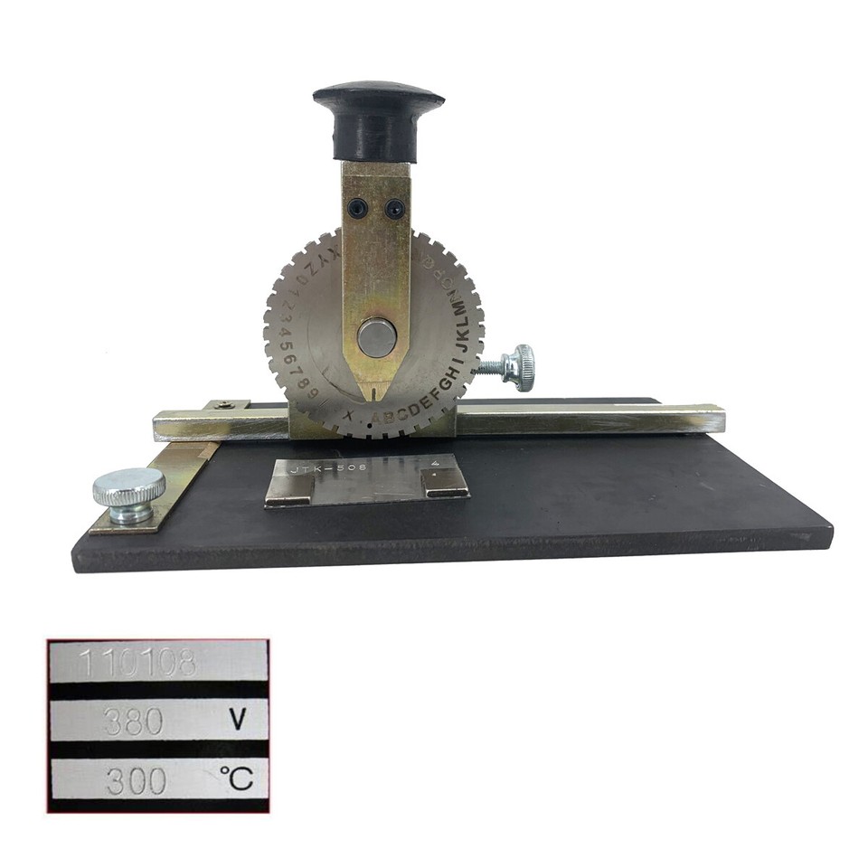 Manual Metal Stamping Marking Machine, Dog Tag Metal Plate Stamping ...