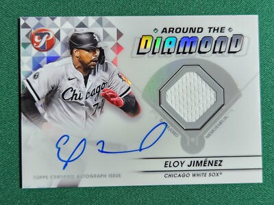 2023 Topps Pristine Eloy Jimenez Around the Diamond Auto ADR-EJ | eBay