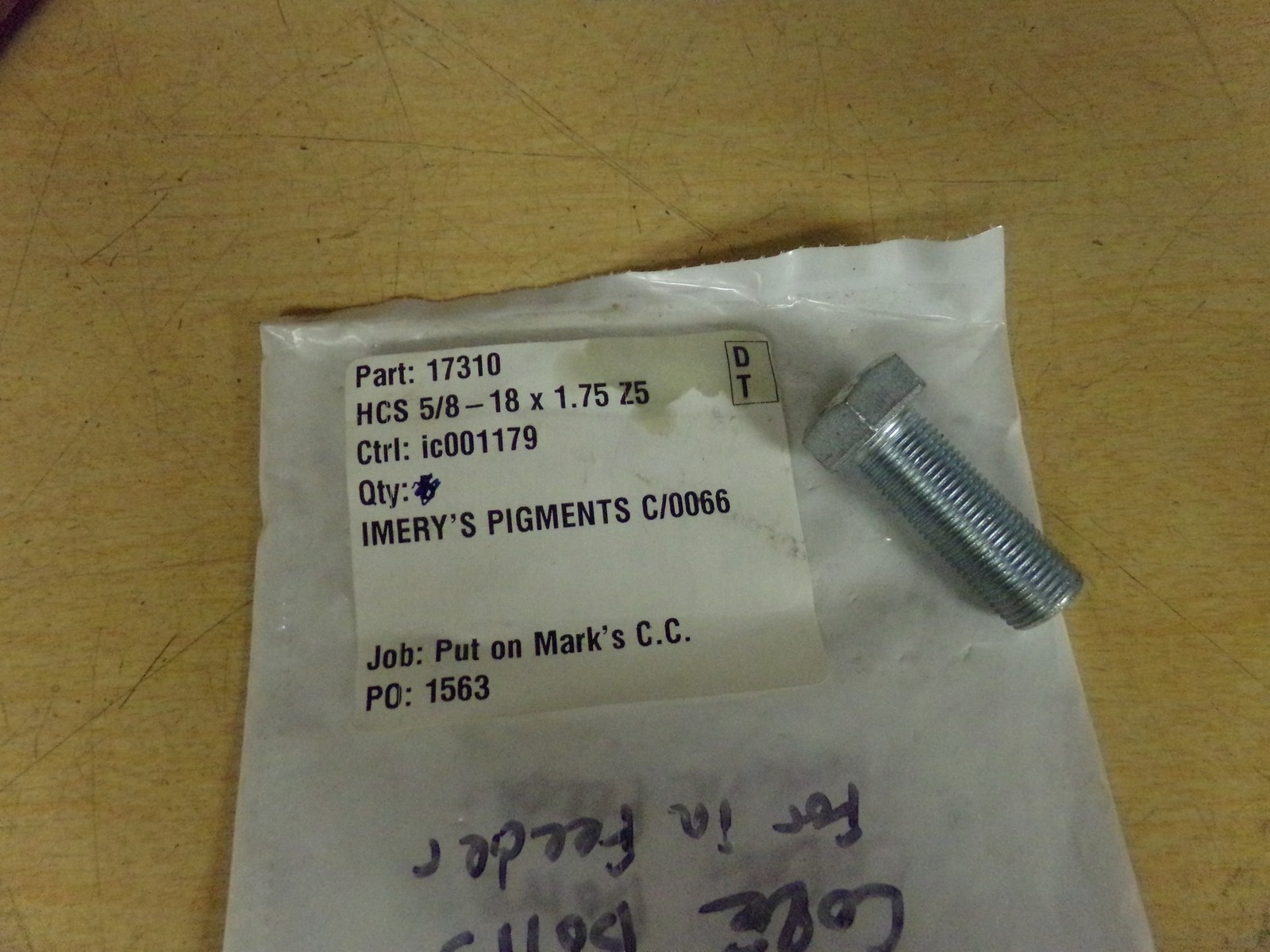 Fastenal 17310 5/8-18x1.75 Z5 Core Bolt * * for sale online | eBay