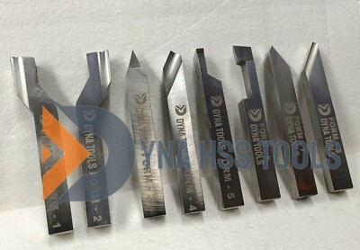 12mm x 100mm HSS Lathe Form Tools Set Of 8 Pieces Square Shank Pre ...