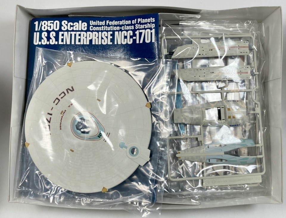 BANDAI STAR TREK PRECISION MODEL KIT USS ENTERPRISE NCC-1701 1/850 | eBay