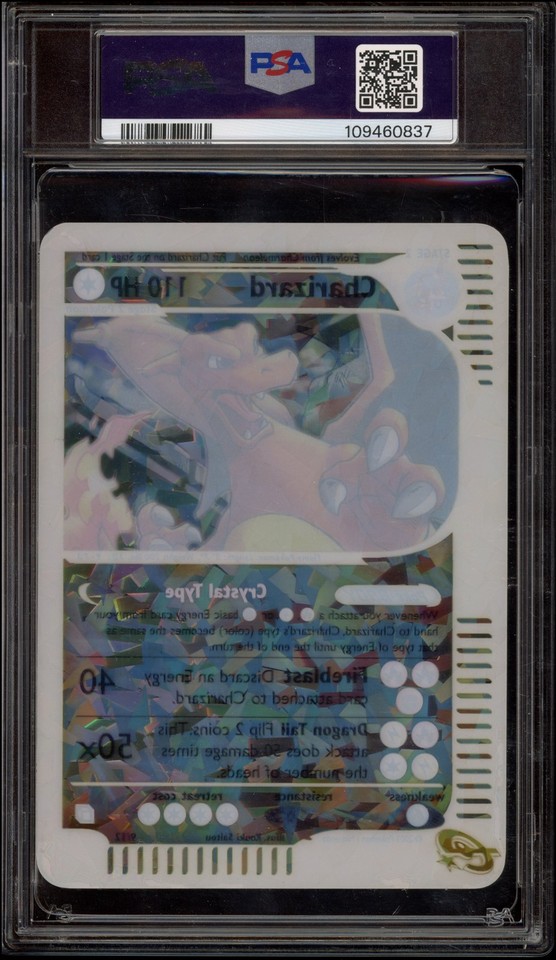 Pokemon Charizard Skyridge Crystal Holo Promo Box Topper #9 PSA 10 Gem ...