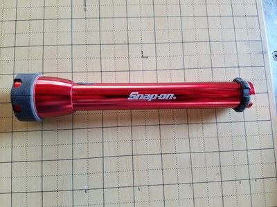 Snap-on Red Aluminum 7.5in Flashlight | eBay