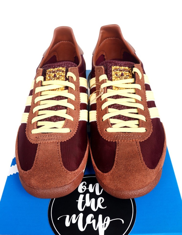 Adidas SL72 OG Maroon Burgundy Preloved Brown Yellow UK 4 5 6 7 8 US ...