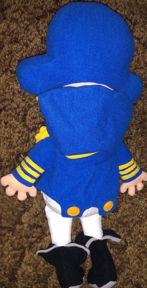 Vintage 1992 Captain Crunch 18" Plush Stuffed Doll Promotion Quaker ...
