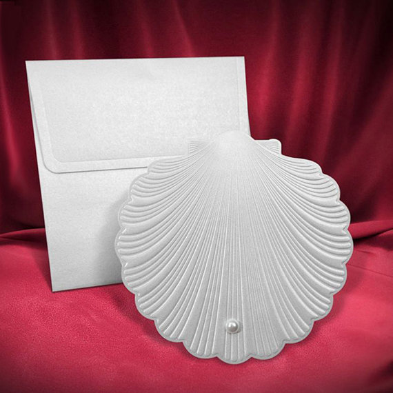 Conch Shell Wedding Invitations