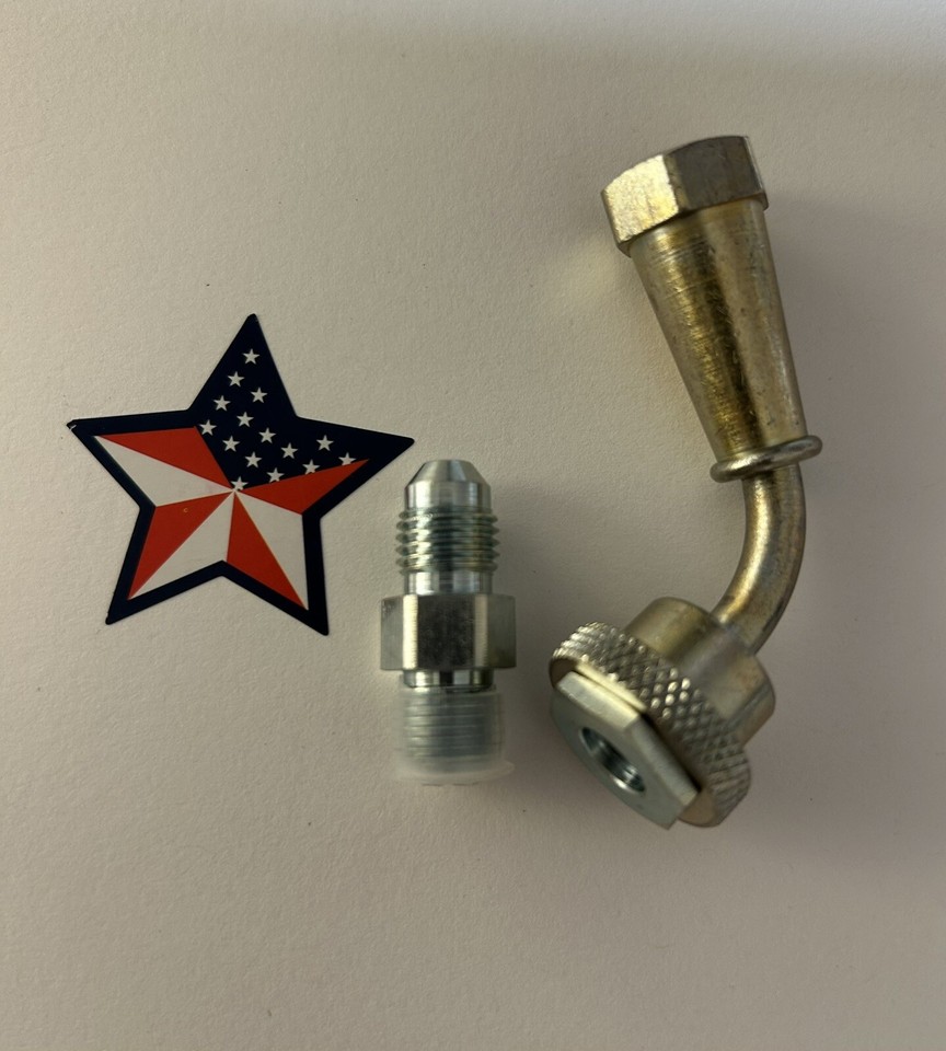 Schrader 6116 Gooseneck Hose Coupling 1/8" NPT Port High Pressure 3000 ...