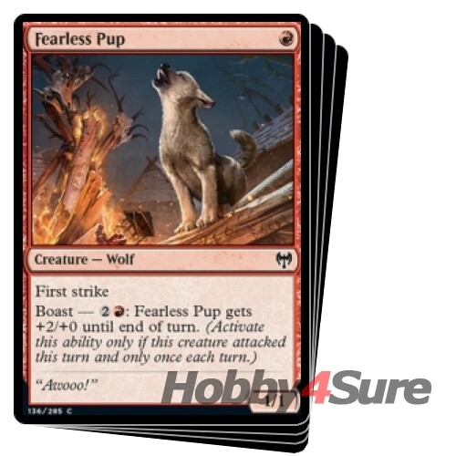 Fearless Pup X4 M/NM Magic: The Gathering MTG Kaldheim | eBay