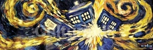 Doctor Who The Tardis Exploding 11 3/4 x 36 Horizontal Poster NEW ...