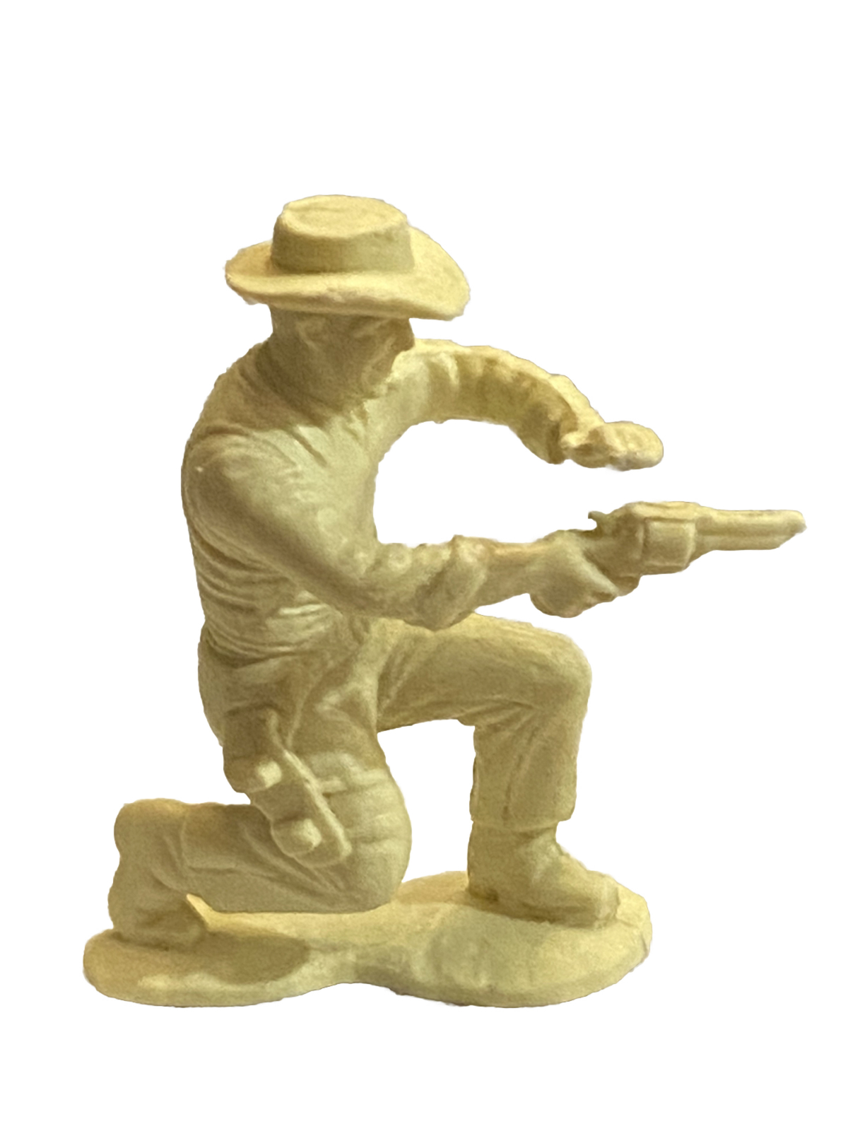 ORIGINAL SUPER RARE! MARX JOHNNY RINGO GUN SMOKE OLD CREAM FIGURE ANDY ...