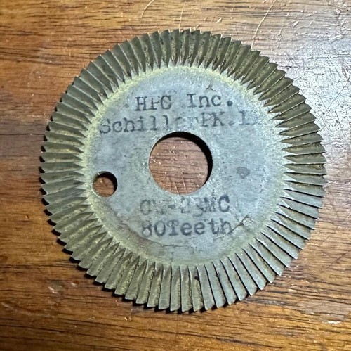 HPC Key Cutter Wheel CW 23MC 80 Teeth - USED #A13 | eBay