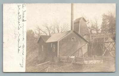 Lead Mine SCALES MOUND Illinois RPPC Antique Mining Photo~Jo Daviess ...