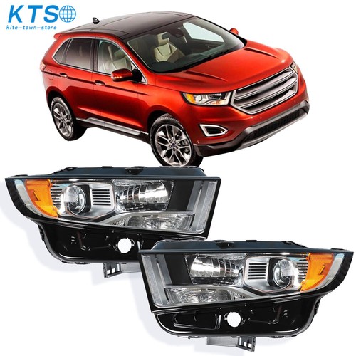 Passenger Side Halogen Projector Headlights Fit For 2015-2018 Ford Edge ...