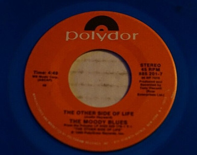 The Moody Blues The Other Side Of Life Polydor - Blue Vinyl G+ F144 | eBay