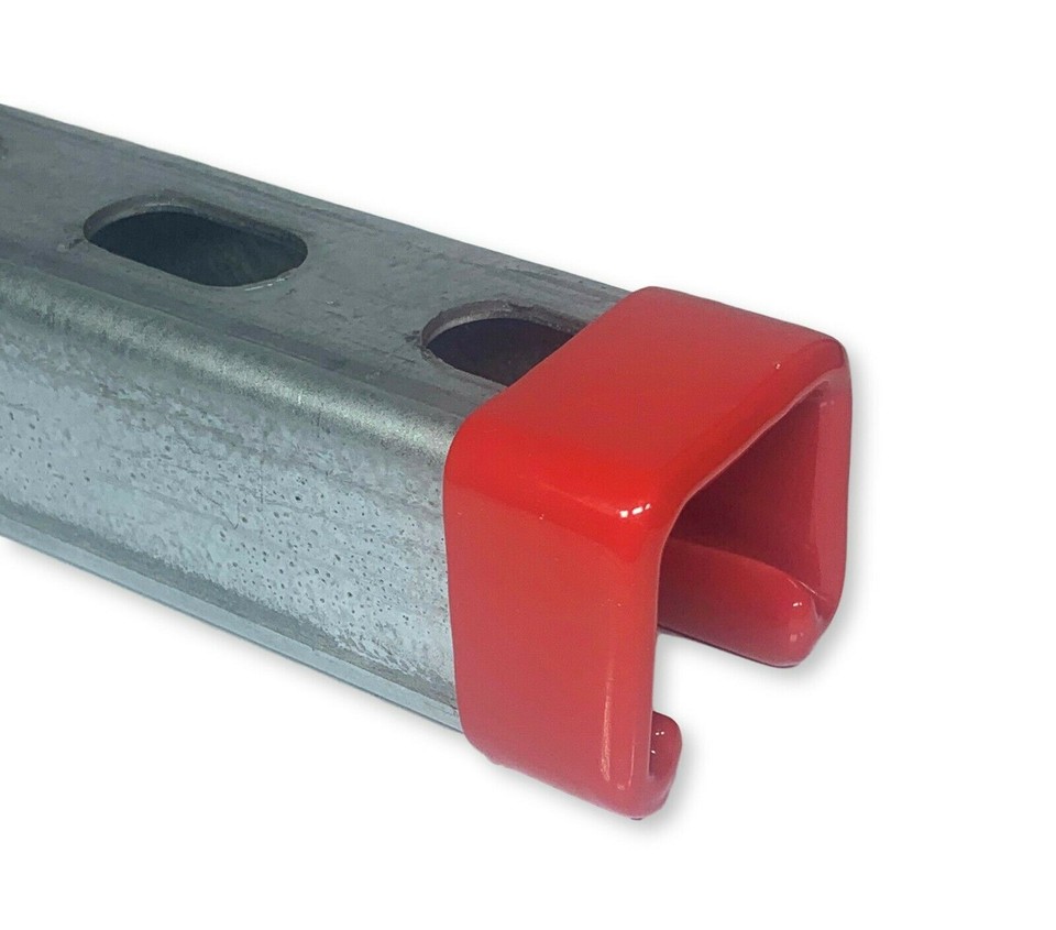 Plastic Safety End Caps for Unistrut Channel 1-5/8''x (Choose Height ...