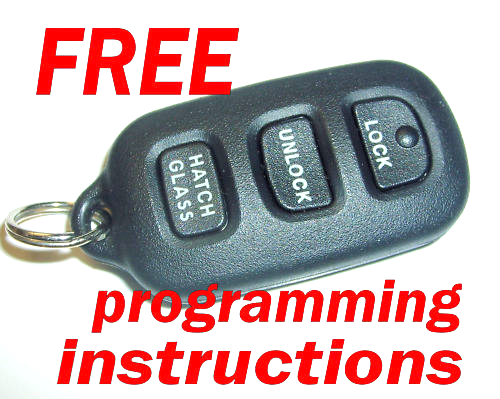 TOYOTA MATRIX PONTIAC VIBE KEYLESS REMOTE ENTRY TRANSMITTER NO PANIC ...