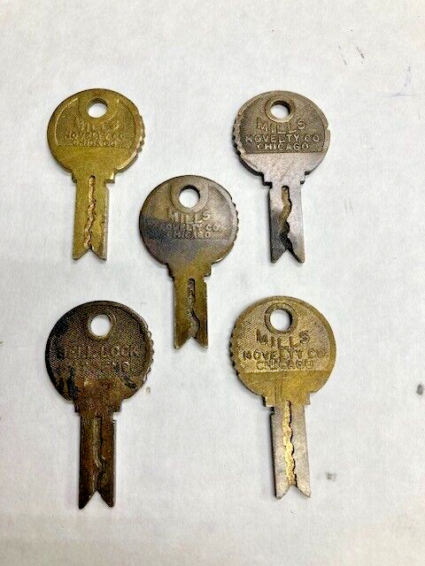 Mills Novelty Co antique slot machine Original KEYS (5) | eBay