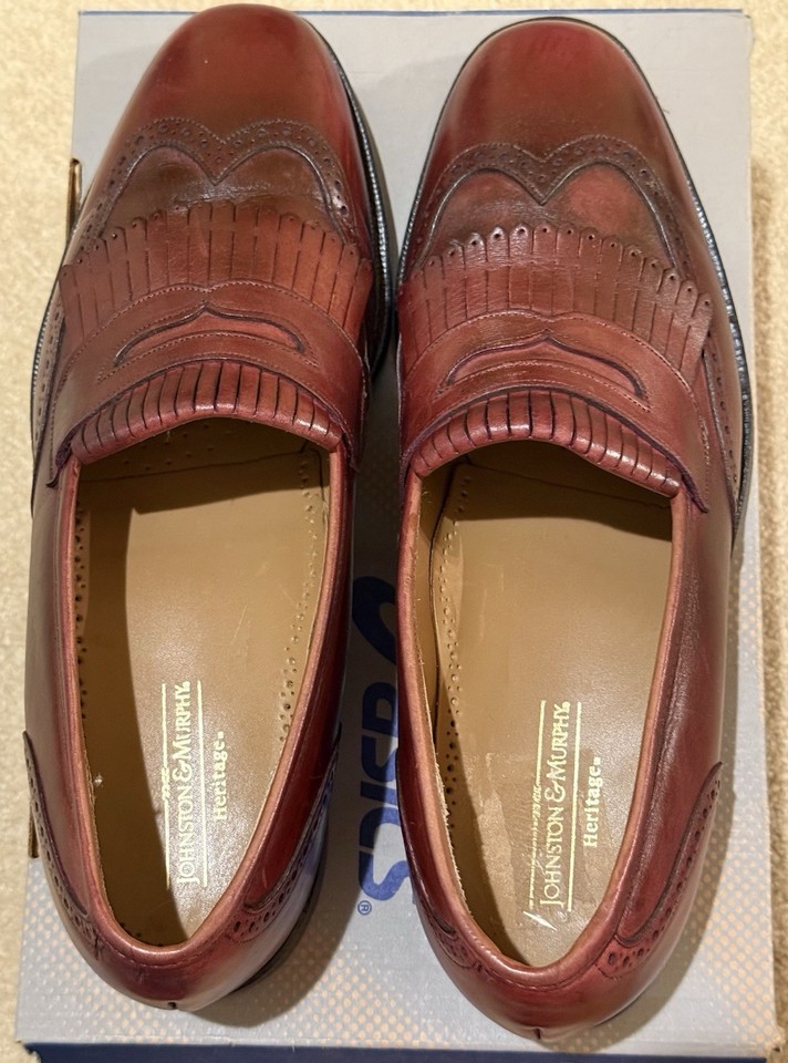 Johnston & Murphy Heritage Men's Penny Loafers Men’s 11B MADE IN USA ...