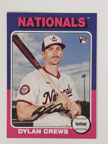 Dylan Crews 2025 Topps Heritage H25-24 25th Anniversary Rookie RC | eBay