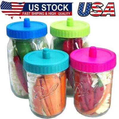 Mason Jar Fermentation Pickle Pipes - Airlock Fermentation Lids ...
