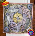 Flat Earth Hyperborea Map Rupes Nigra Flag XL World 1570 Eden North ...