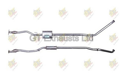 KIA PICANTO SA 2004-2011 EXHAUST MIDDLE SILENCER **BRAND NEW** | eBay