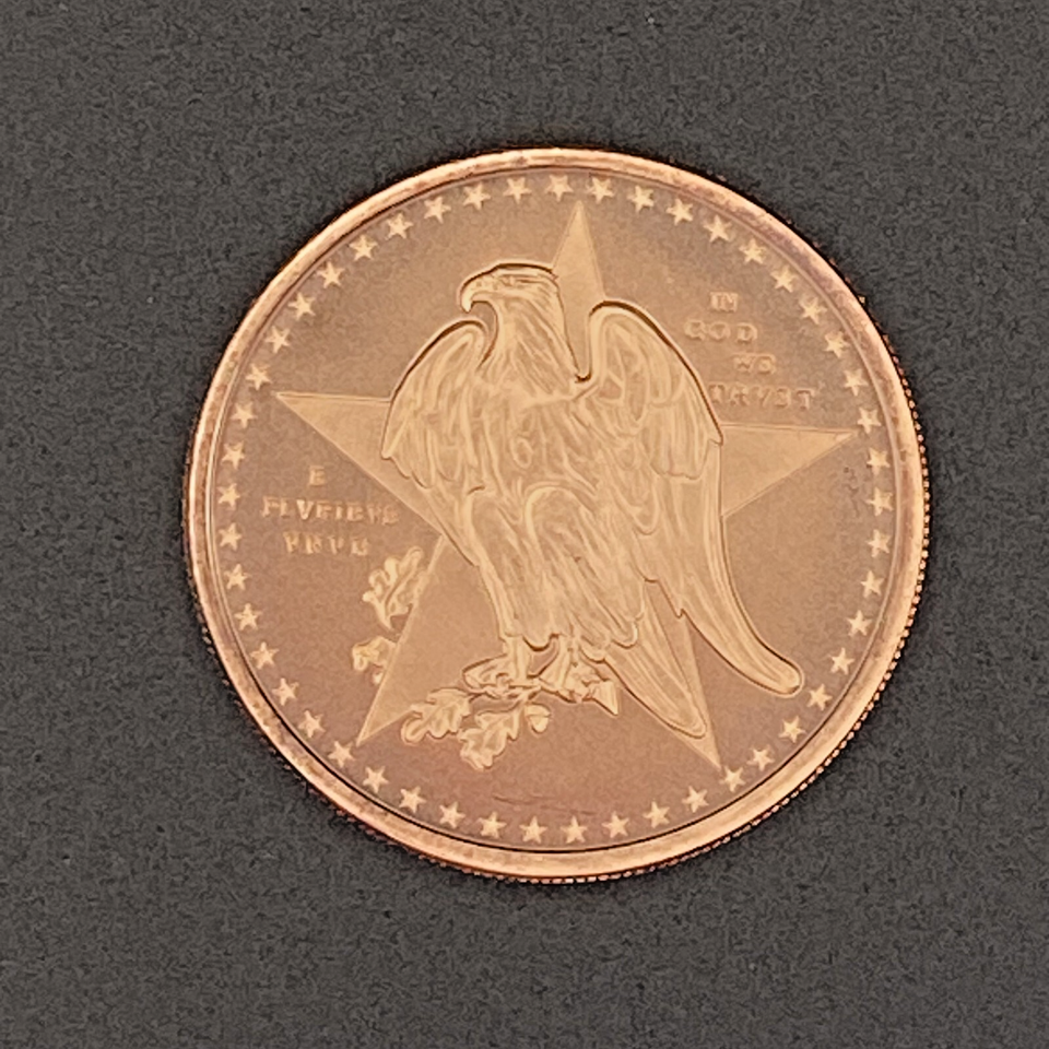 1 oz Texas Remember the Alamo Copper Round – Lot of 3! – Golden State ...