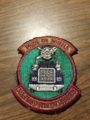 USAF 363d Transportation Squadron - Pride on Wheels Patch | eBay