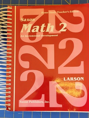 Saxon Math 2 Teacher's Edition No Student workbooks | eBay