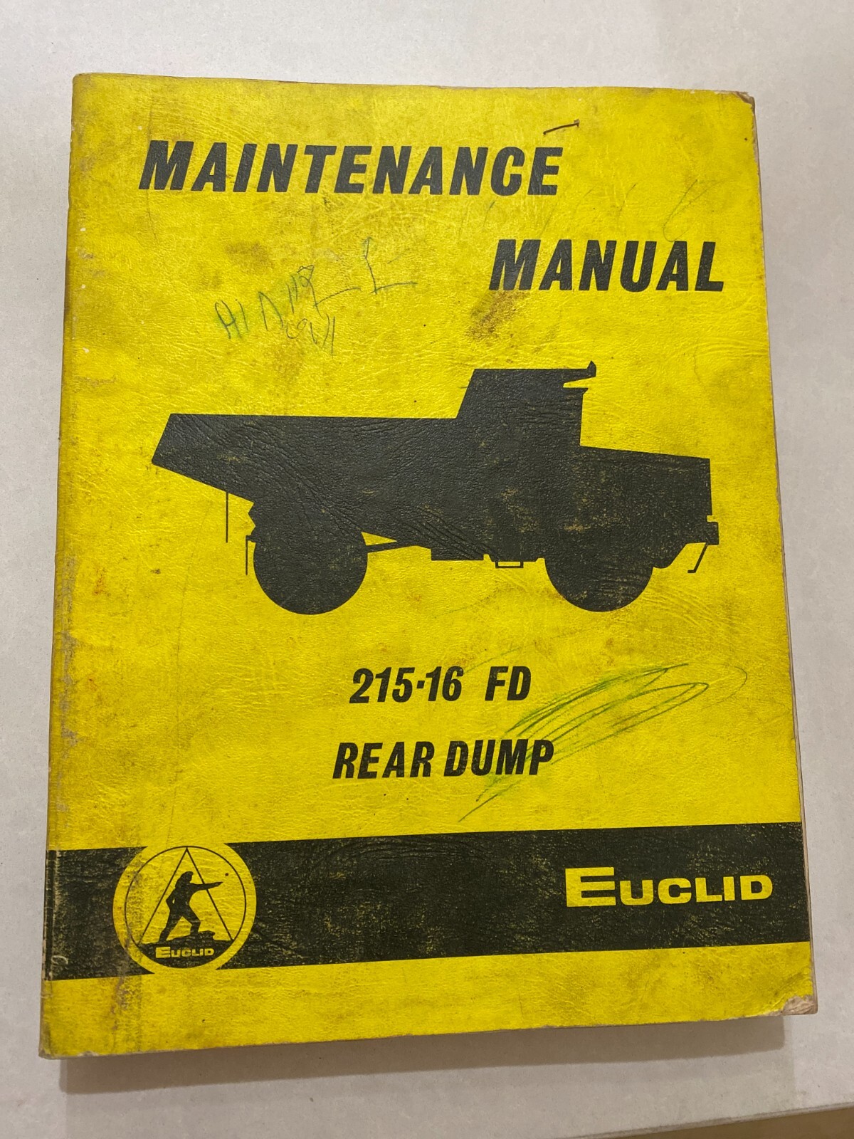 Euclid 215-16 FD Rear Dump Maintenance Service Repair Manual Book FREE ...