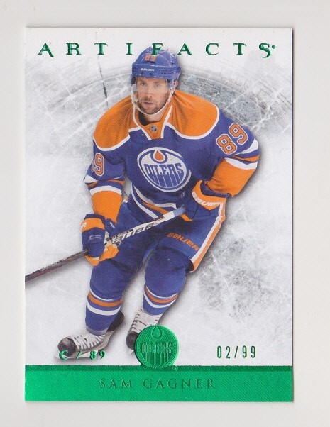 12-13 Artifacts Sam Gagner /99 Emerald Green Edmonton Oilers 2012 | eBay