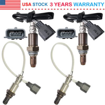4PCS Oxygen O2 Sensor For 2017-2019 Nissan TITAN Armada 5.6L Upstream ...