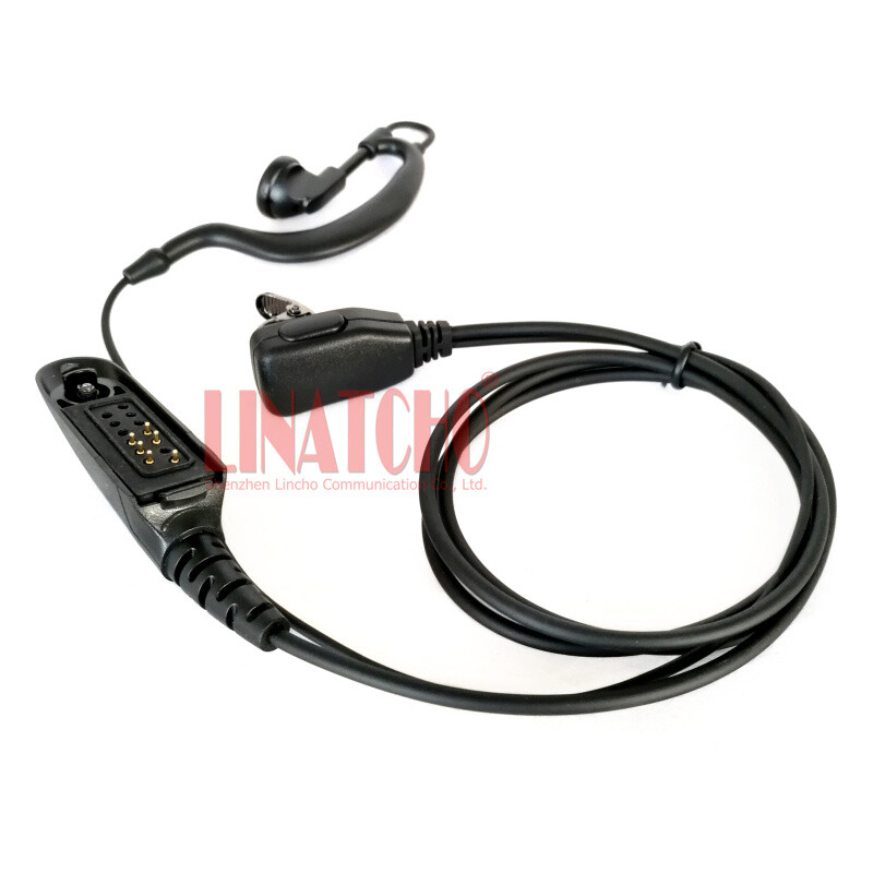 PRO5350 GP338 PX760 PTT Walkie Talkie Single Ear Hook GP328 Earphone ...