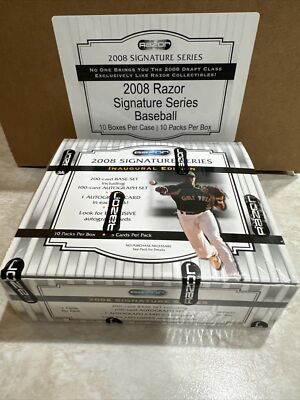 2008 RAZOR SIGNATURE SERIES MLB BASEBALL HOBBY BOX BUSTER POSEY? AUTO ...
