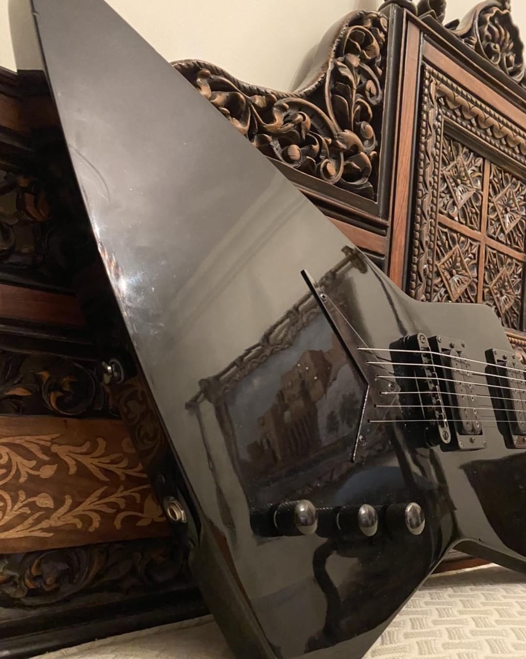 Dean Explorer ZX Black electric guitar | eBay