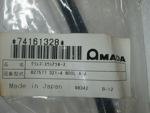 Yokohama Flexible Hydraulic Hose 1/4" MNPT Ends N176-04 30" Long (NIB ...