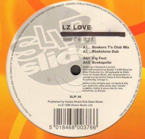 Lz Love - See The Light - SLIP N Slide - 1996 - UK - SLIP 36 | eBay