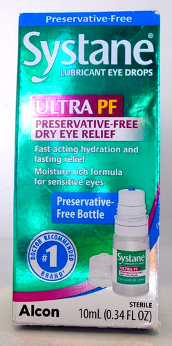 Systane Ultra PF Eye Drops 10Ml Lubricant Eye Drops Exp 3/26 FREE ...