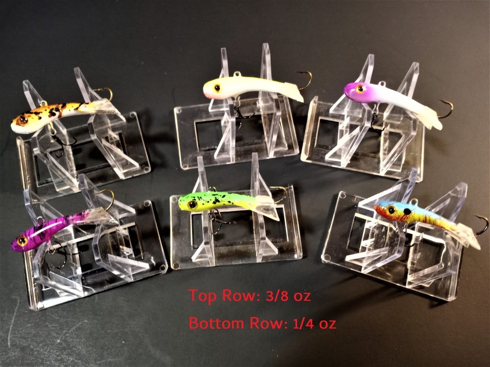 Vertical Jigging Minnow Mold ( 6 cavity ) Size: 1/4 and 3/8 oz ( Starter Kit ) | eBay