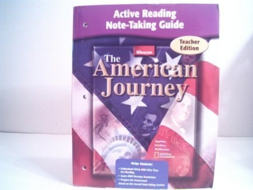THE AMERICAN JOURNEY ACTIVE READING NOTE-TAKING GUIDE - By Douglas ...