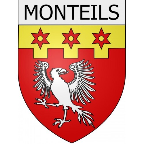 Monteils 12 ville Stickers blason autocollant adhésif | eBay
