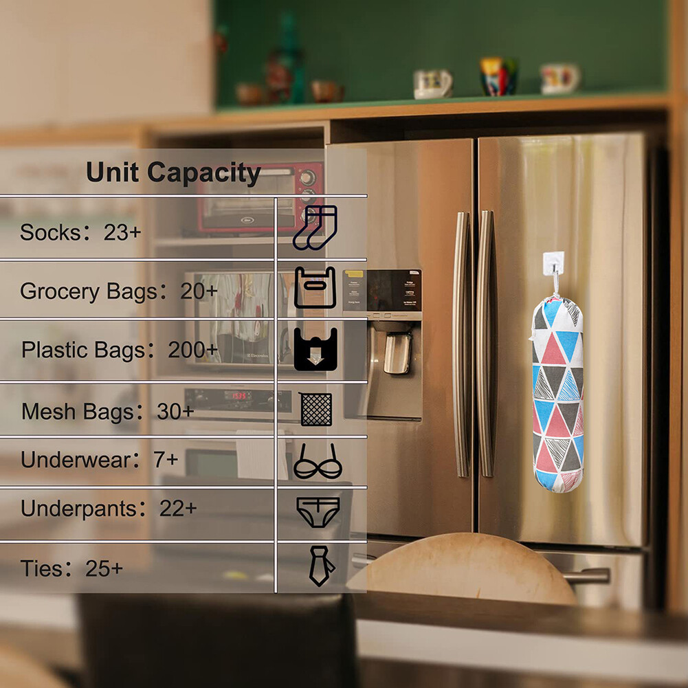 4pcs Adjustable Shopping Grocery Bag Holders Reusable Storage Dispenser ...