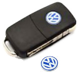 3B0-837-891-09Z VW Logo For Key Fob - Blue And White 14MM Diameter | eBay