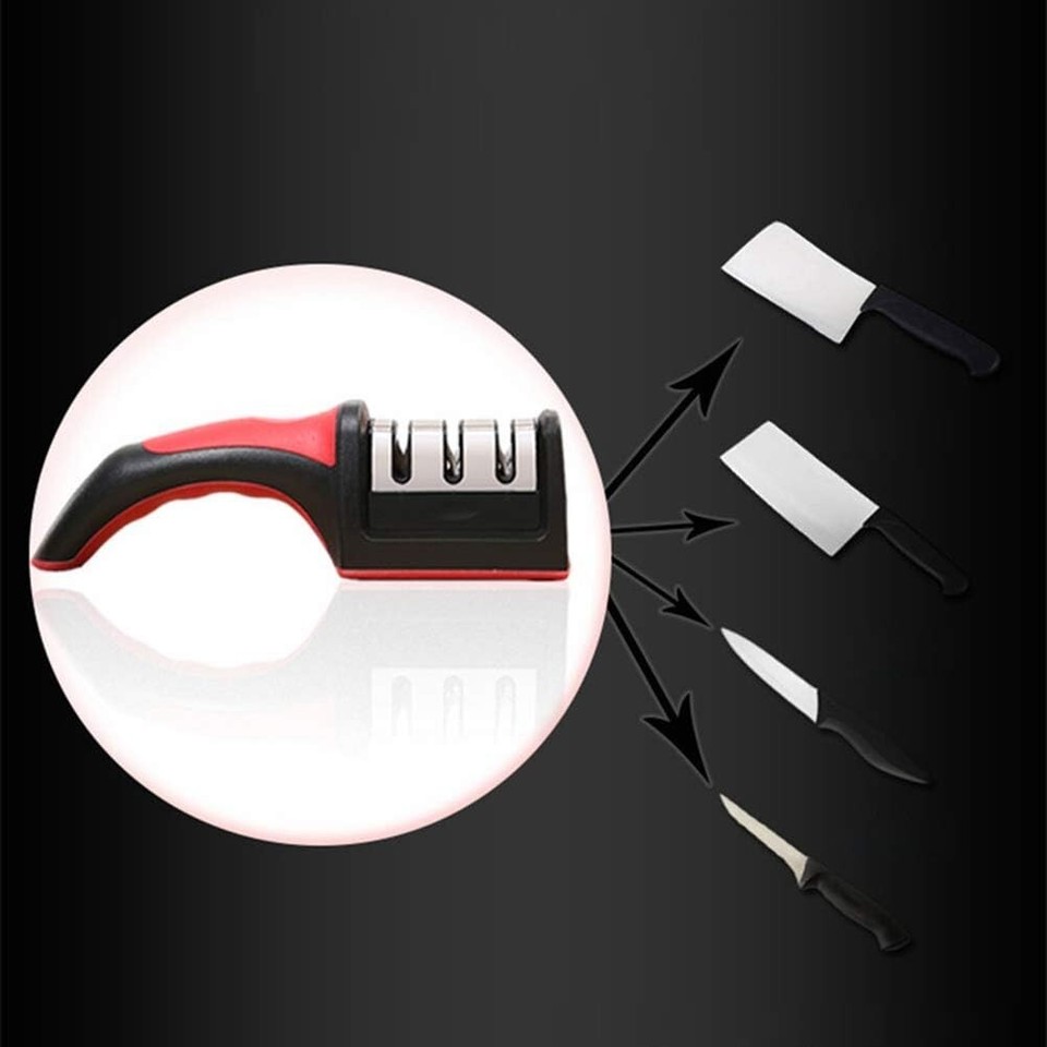 3 Stage Professional Kitchen Knife Blade Sharpener Tool Tungsten ...