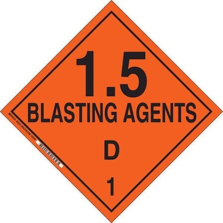 Brady 63403 Dot Container Placard,10-3/4" Label W | eBay